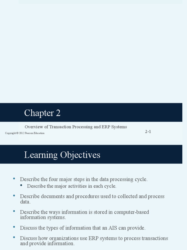 Ais Chapter 2 | PDF | Enterprise Resource Planning | Information Management