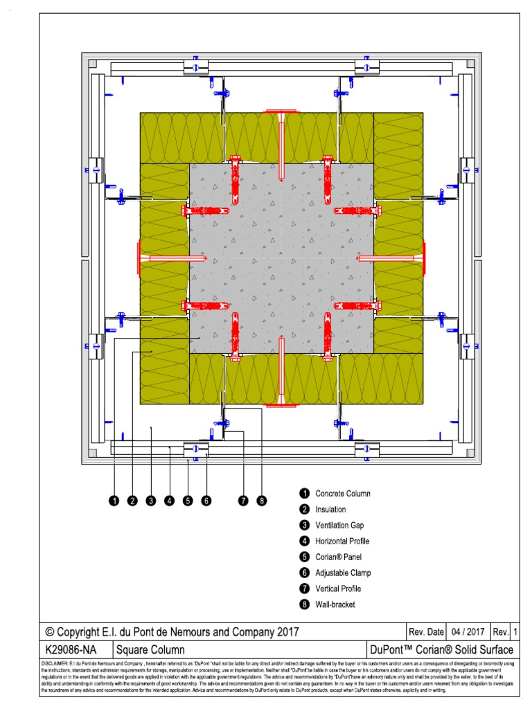 Dupont™ Corian® Solid Surface: Concrete Column | Download Free PDF ...