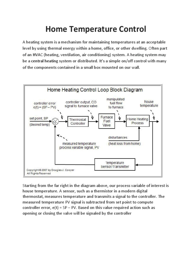 Home Temperature Control | PDF