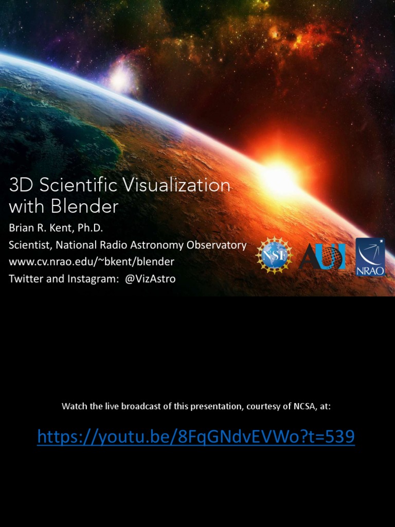 3D Scientific Visualization With Blender by Brian Kent | Download Free ...