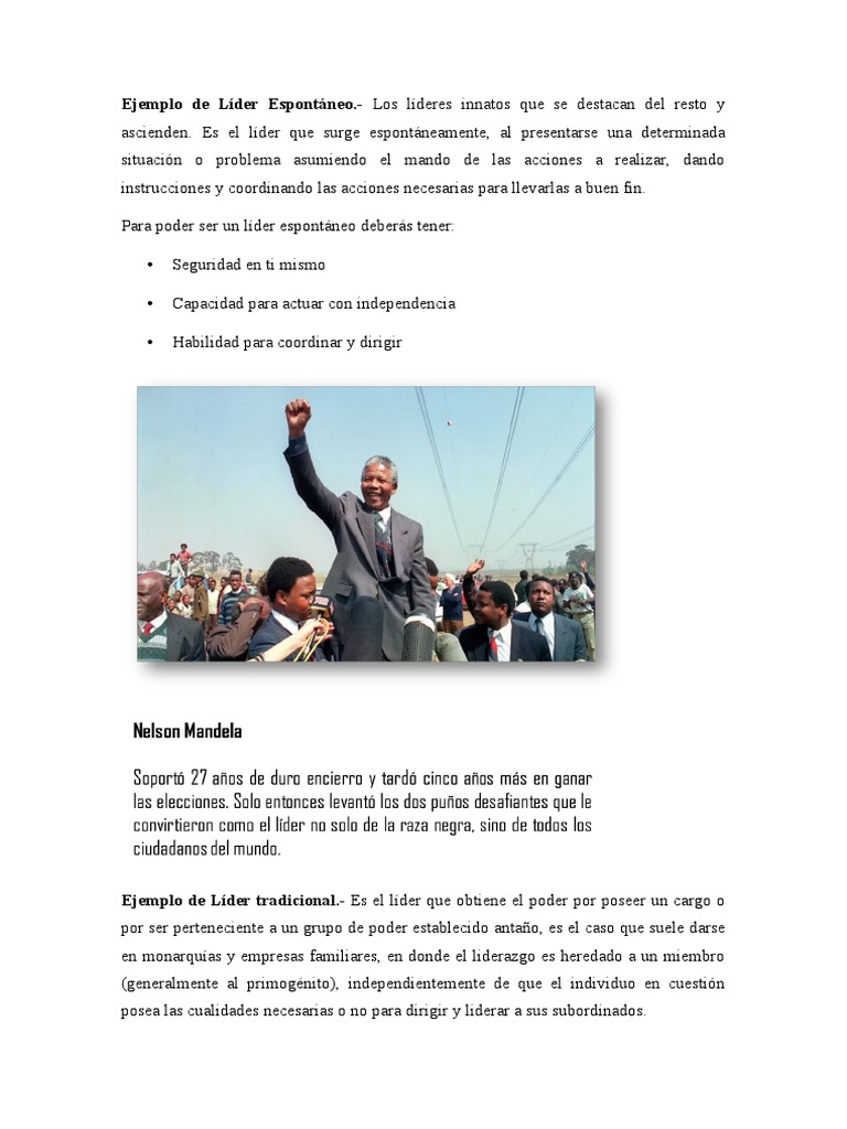 Líder Tradicional | PDF