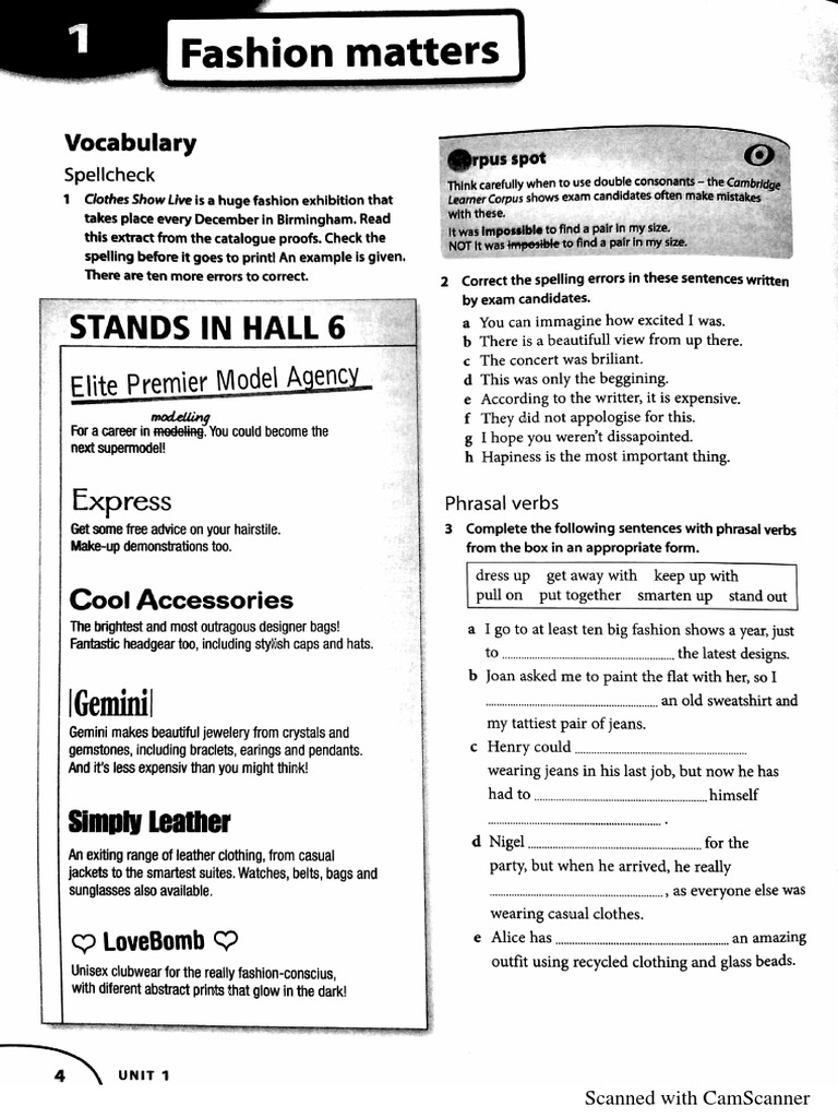 Workbook Units 1 To 3 PDF | PDF