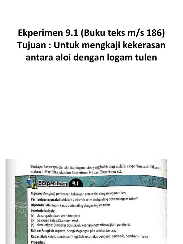Eksperimen Aloi | PDF