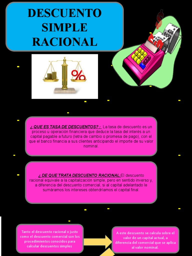 Descuento Racional Simple | PDF | Deuda | Dinero