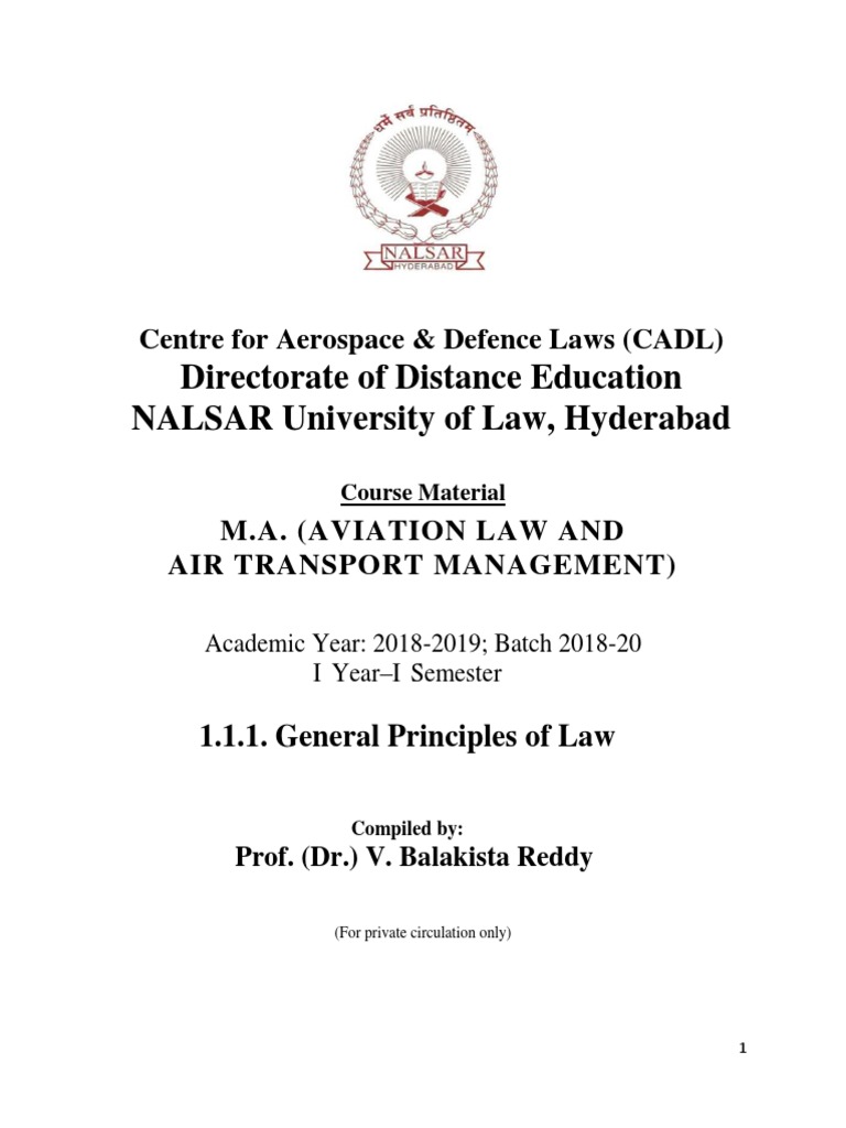 MA - General Principles of Law | PDF | Administrative Law | Airlines