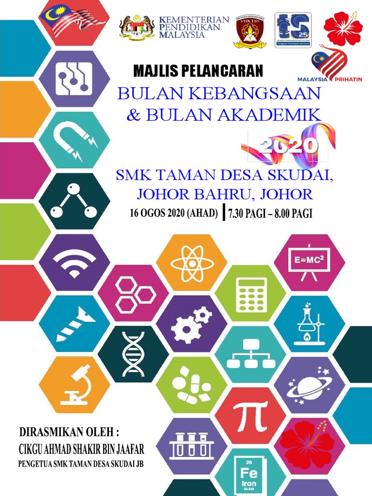 Buku Program Bulan Kebangsaan Dan Bulan Akademik SMKTDS 2020 | PDF