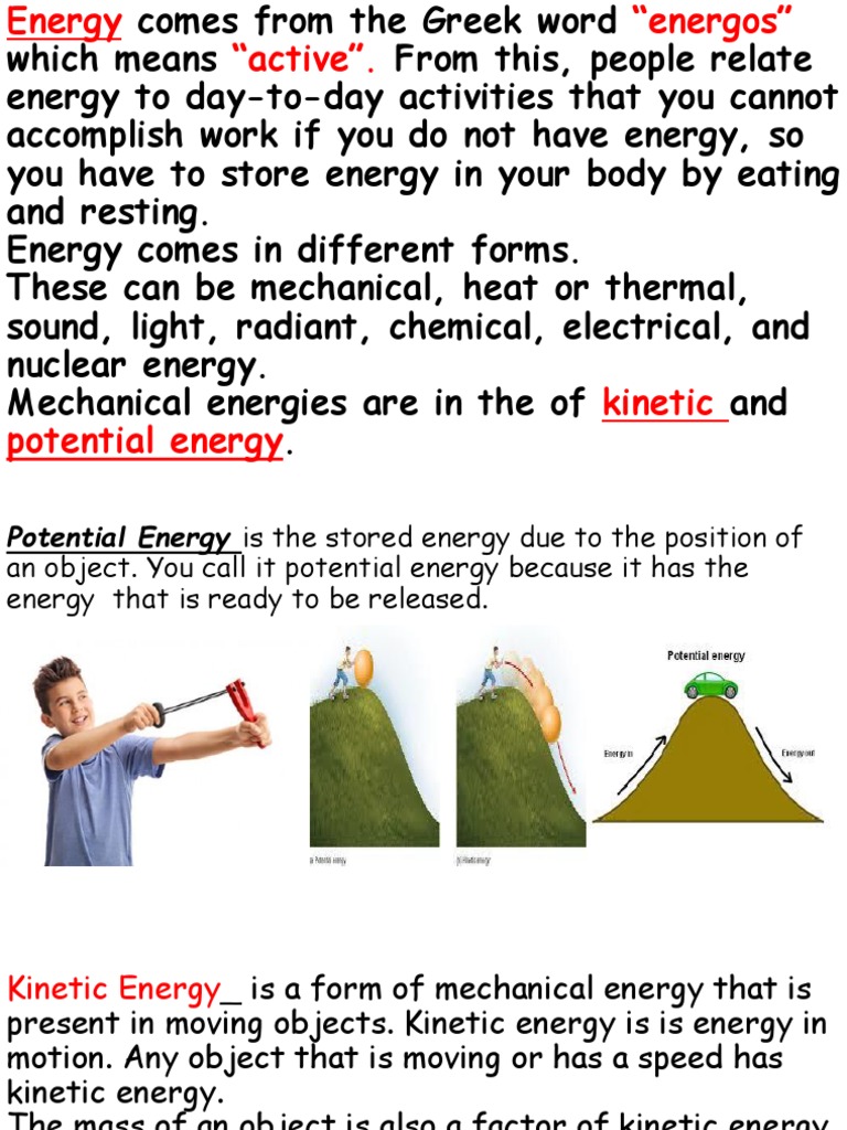 Energy PDF | PDF