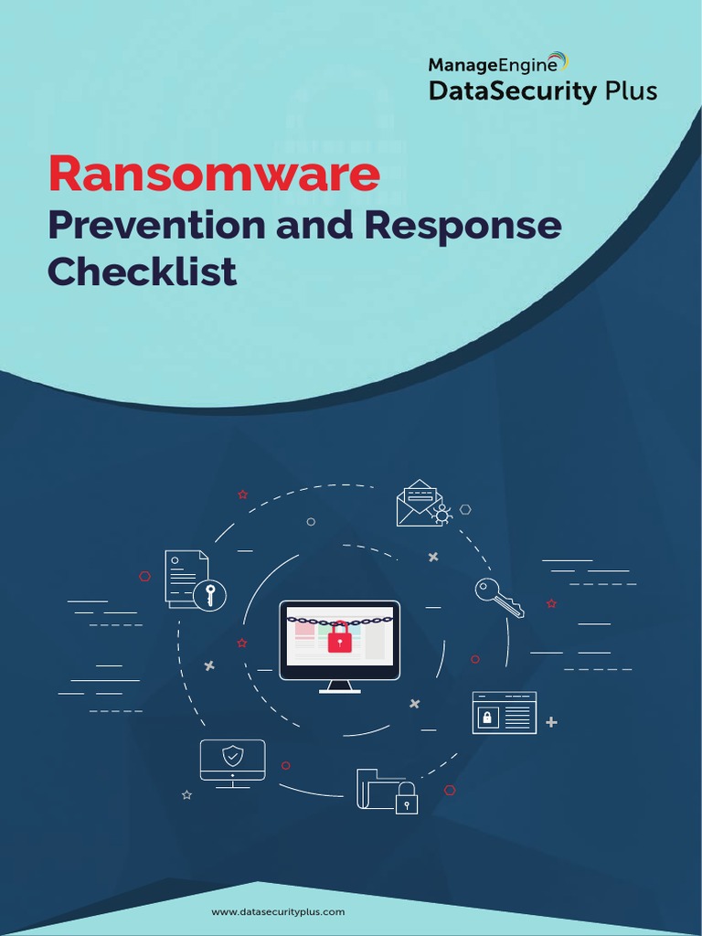 Ransomware: Prevention and Response Checklist | PDF | Ransomware | Backup