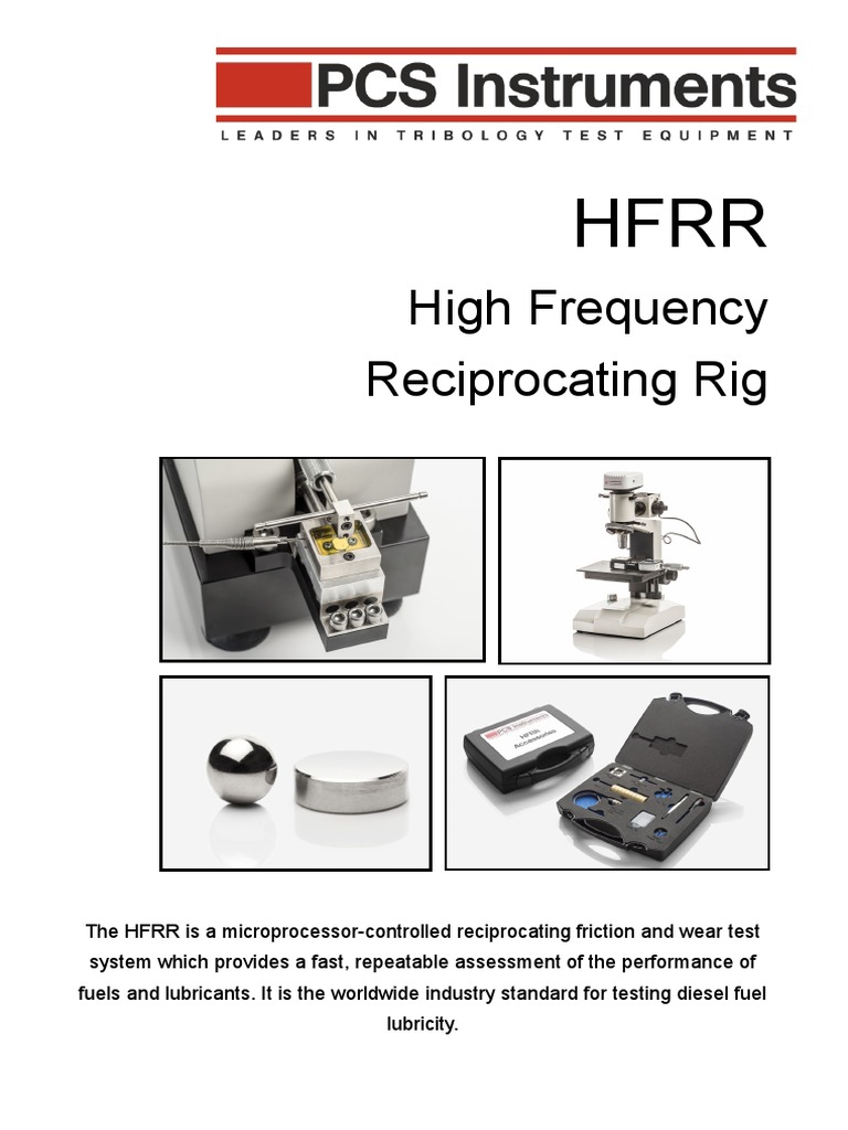 HFRR Brochure 2019 v1 | PDF | Diesel Engine | Gasoline