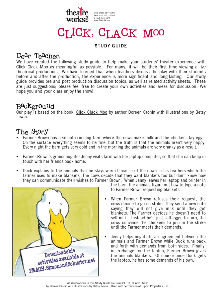 Click Clack Moo SGuide | PDF