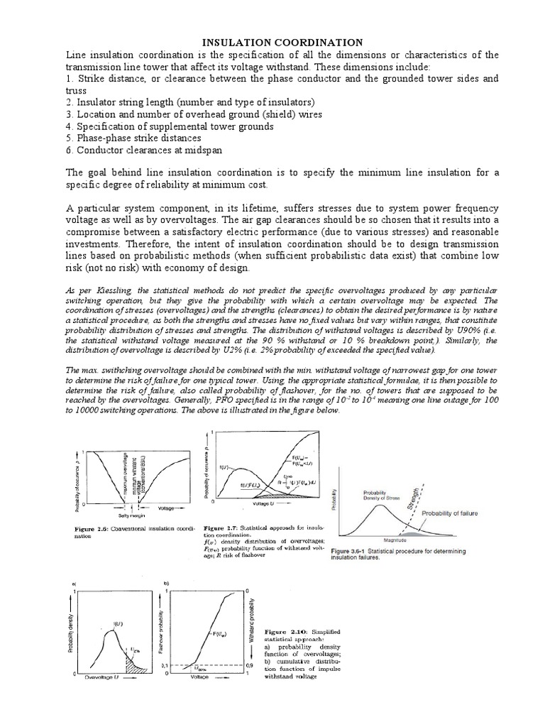 Insulation Coordination | PDF | Insulator (Electricity) | Electric ...