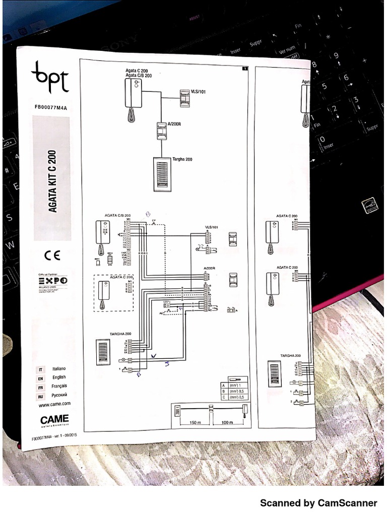Interphone Shema BPT | PDF