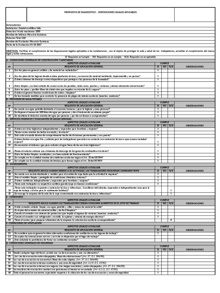 19 - EPS - Check List PRL 594 | Descargar gratis PDF | Ultravioleta | Agua