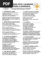 Cantos para Hora Santa | PDF | eucaristía | Cristo (título)