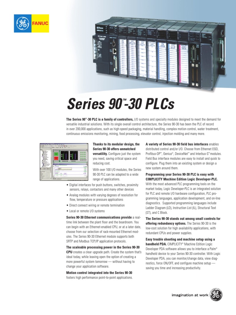 Series 90 - 30 Plcs | PDF | Programmable Logic Controller | Electronic ...