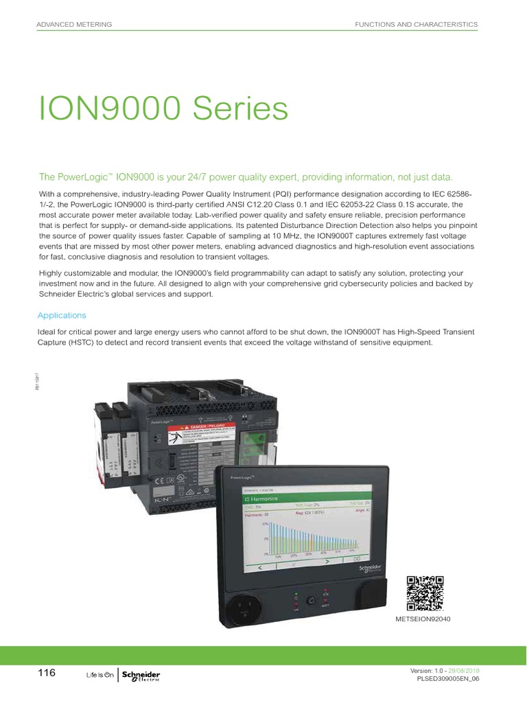 Catalogo PowerLogic (ION, PM) ES 2019 - Ion 9000 | PDF | Ac Power ...