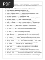 Pronominaladverbien Übungen | PDF