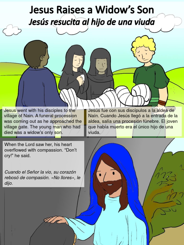 Jesus Raises A Widow's Son From The Dead - Jesús Resucita Al Hijo de ...