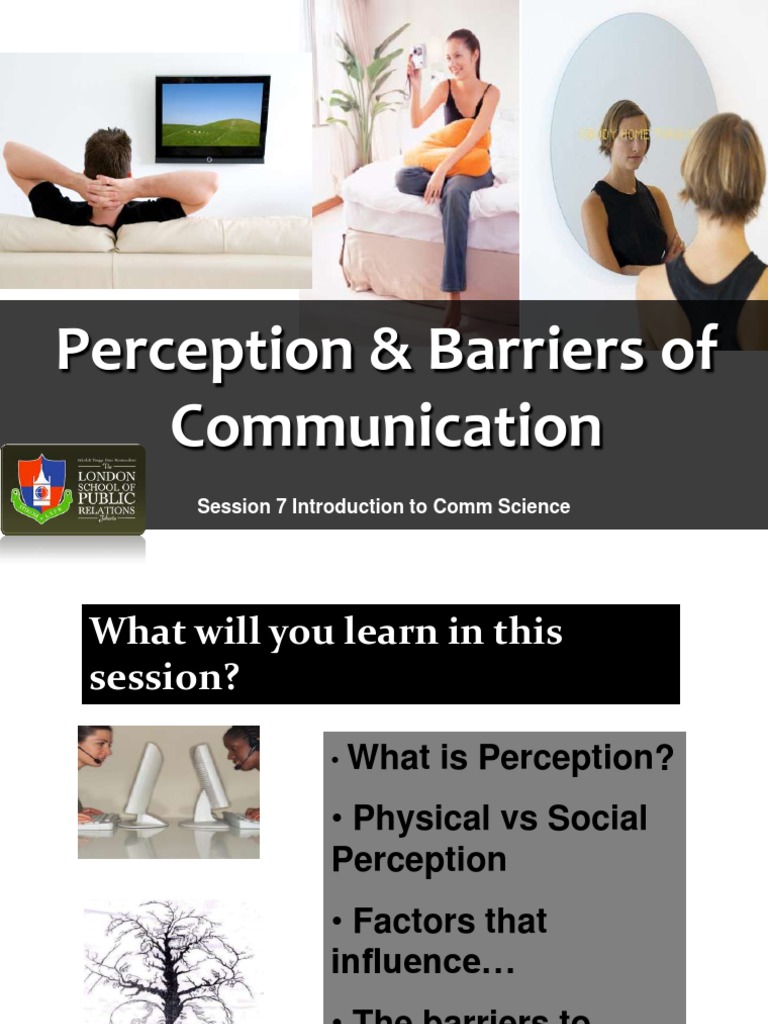 Perception Filter of Comm 6 | PDF