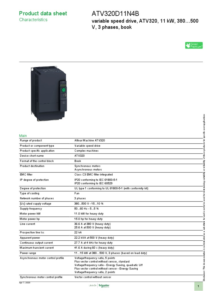 Manual ATV320 - ATV320D11N4B-Practico PDF | Download Free PDF ...