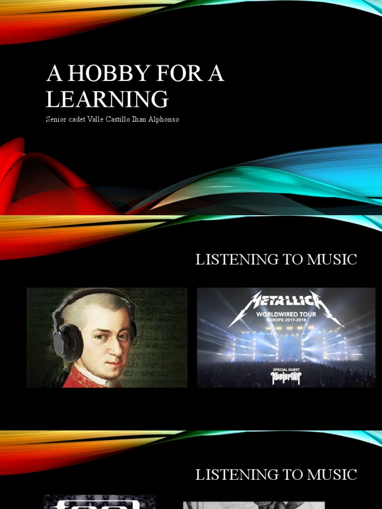 A Hobby For A Learning | PDF
