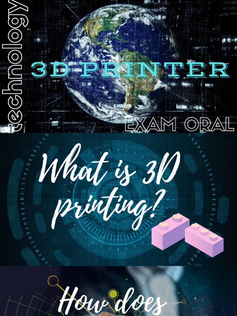 3D Printer: Exam Oral | PDF
