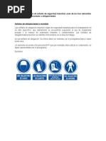 Norma de Senalizacion Uso de Los EPPs Personal y Colectiva | PDF ...