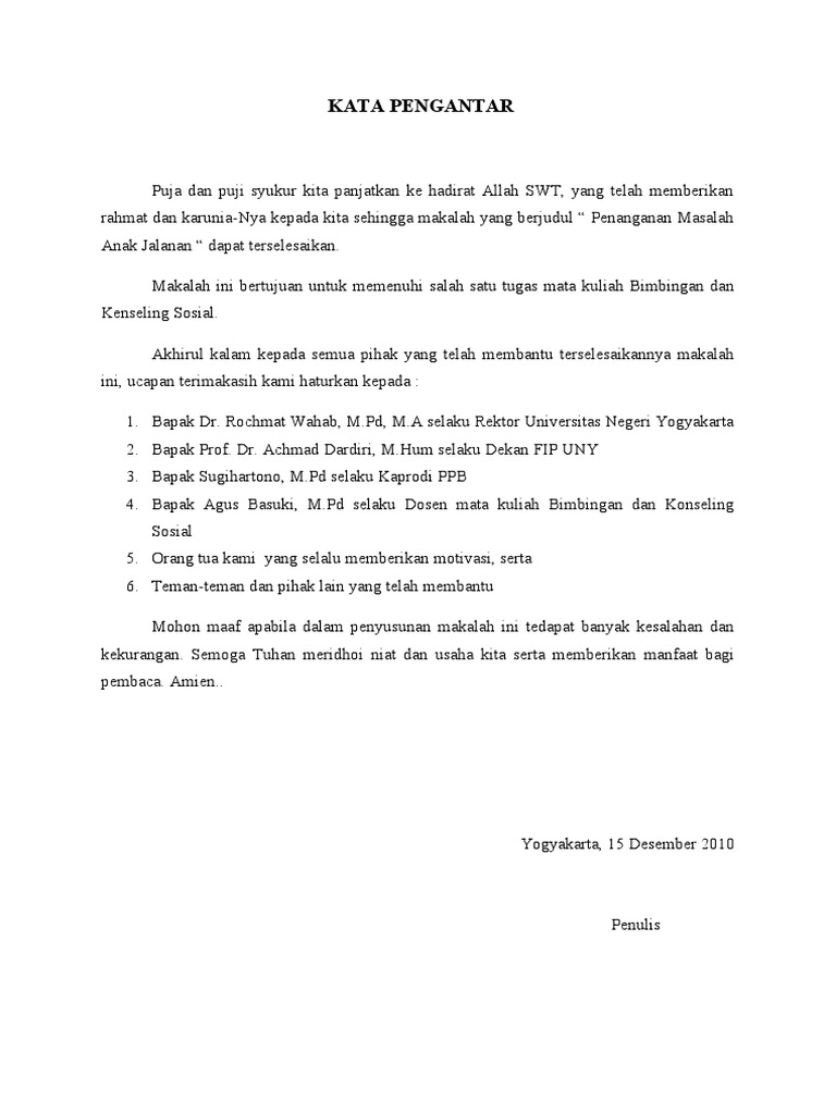 Makalah Tentang Anak Jalanan | PDF