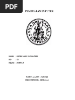 Laporan Praktikum Pembuatan Es Krim Putar | PDF