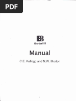 Beta III - Manual de Aplicación | PDF