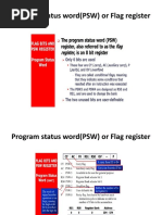 Lecture 6 PSW Register | PDF | Computer Science | Computing