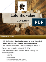 Calorific Values of Common Fuels | PDF