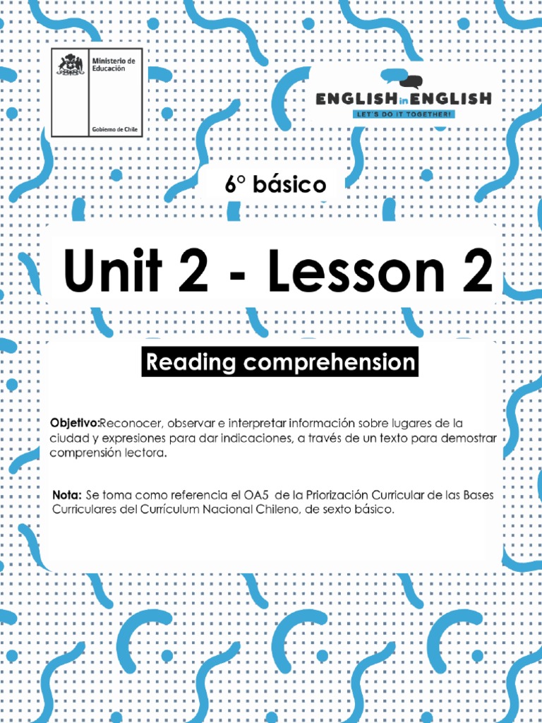 G6 - Unit 2 Lesson 2 - Reading Comprehension | PDF | Transport