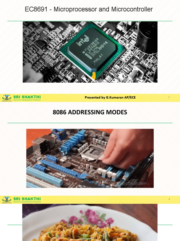 8086 Addressing Modes | PDF | Electronic Engineering | Digital Electronics