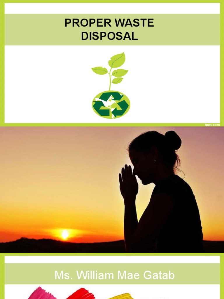 Environment, Proper Disposal of Rubbish | Download Free PDF | Waste ...