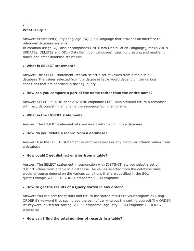 What Is SQL? | PDF | Sql | Software Engineering