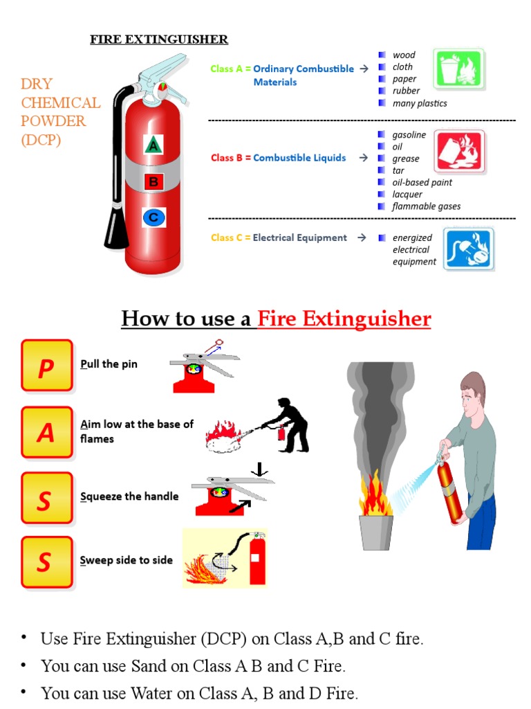 DRY Chemical Powder (DCP) : Fire Extinguisher | PDF