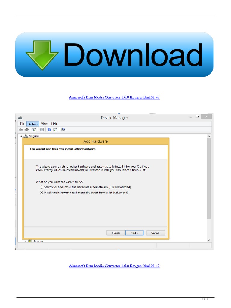 Aimersoft DRM Media Converter 160 Keygen Idm101 47 PDF | PDF | Digital Rights Management ...