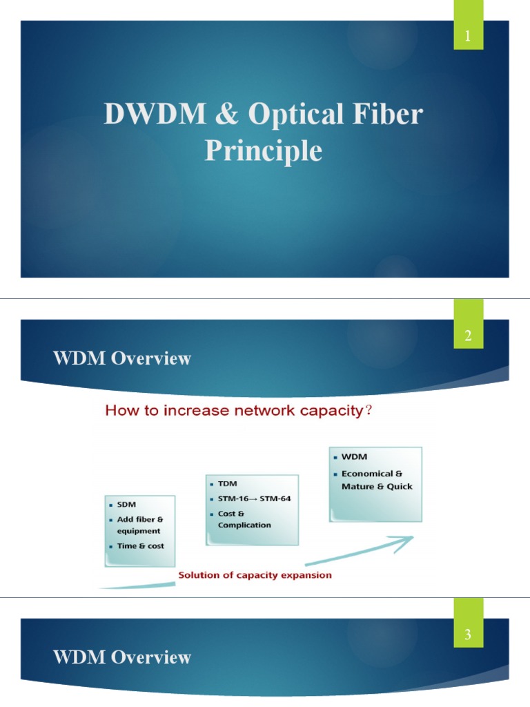 Dwdm Optical Fiber Principle Download Free Pdf Wavelength