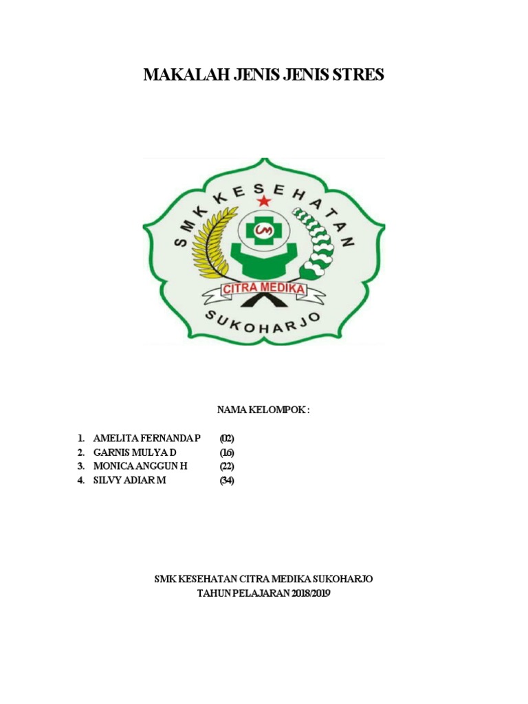 Jenis-Jenis Stres dan Contohnya | PDF | Pengembangan Diri