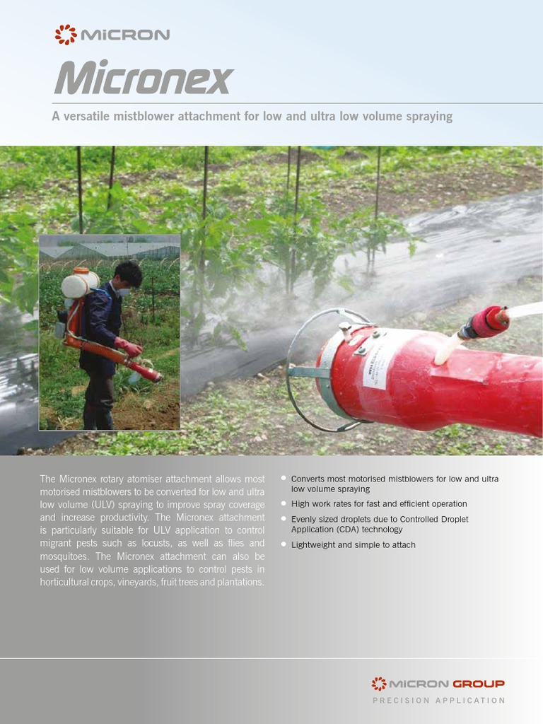 A Versatile Mistblower Attachment For Low and Ultra Low Volume Spraying ...