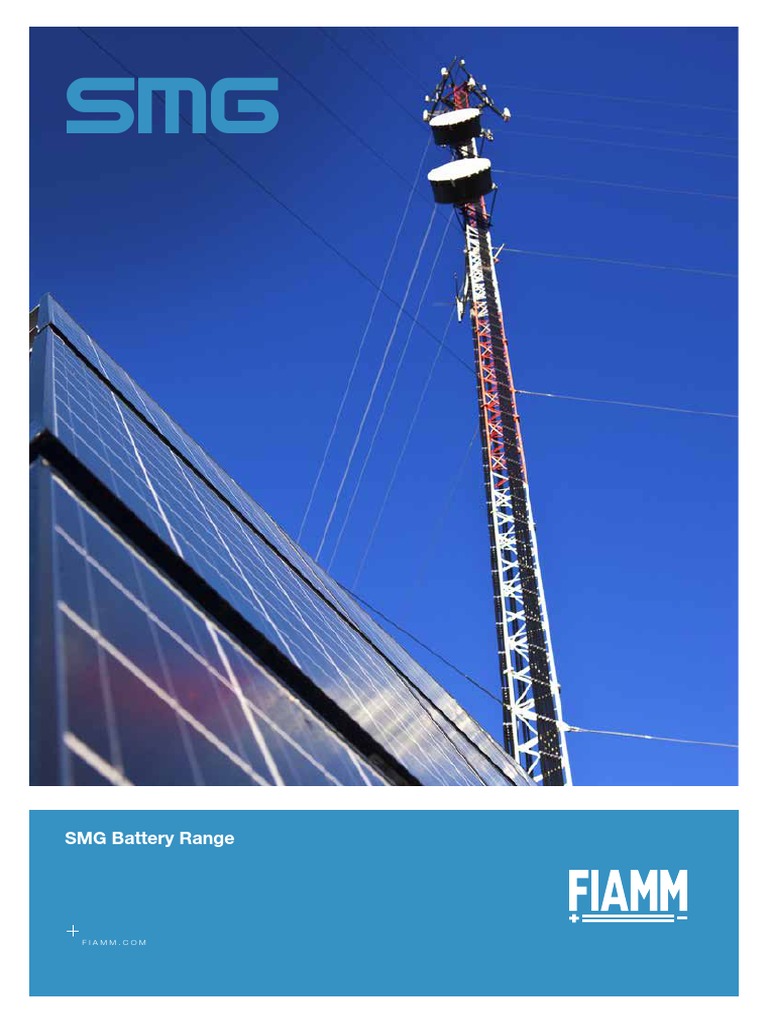 Battery - FIAMM SMG | PDF | Electricity | Electrical Engineering