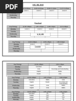 Grade 3 Timetable | PDF