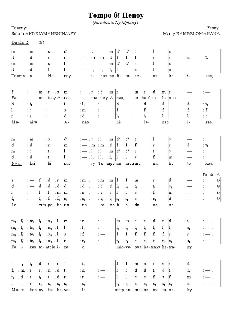 Tompo Ô! Henoy: (Novelomin'Ny Mpitory) | PDF | Teaching Mathematics