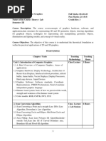 Cse304 Computer Graphics and Visualization | PDF | 2 D Computer Graphics | 3 D Computer Graphics