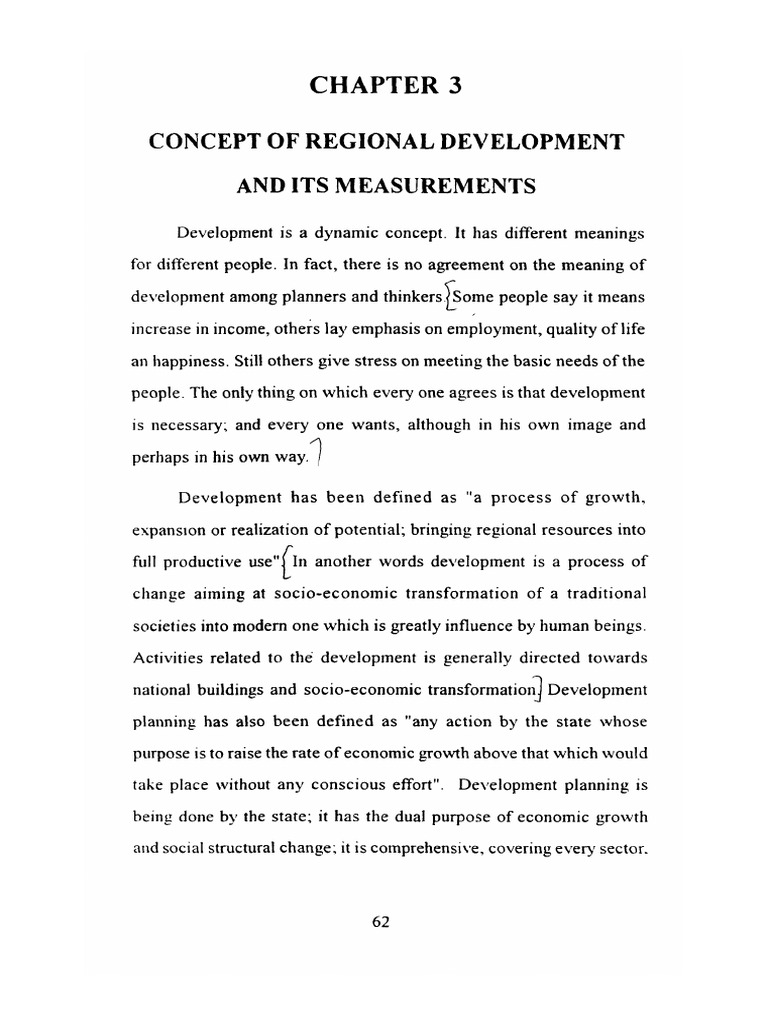 Concept of Regional Development | PDF | Modernization Theory | Economic ...