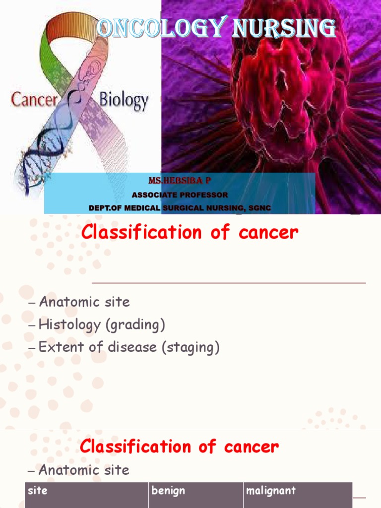 Oncology Nursing-2 PDF | PDF | Benign Tumor | Nuclear Medicine