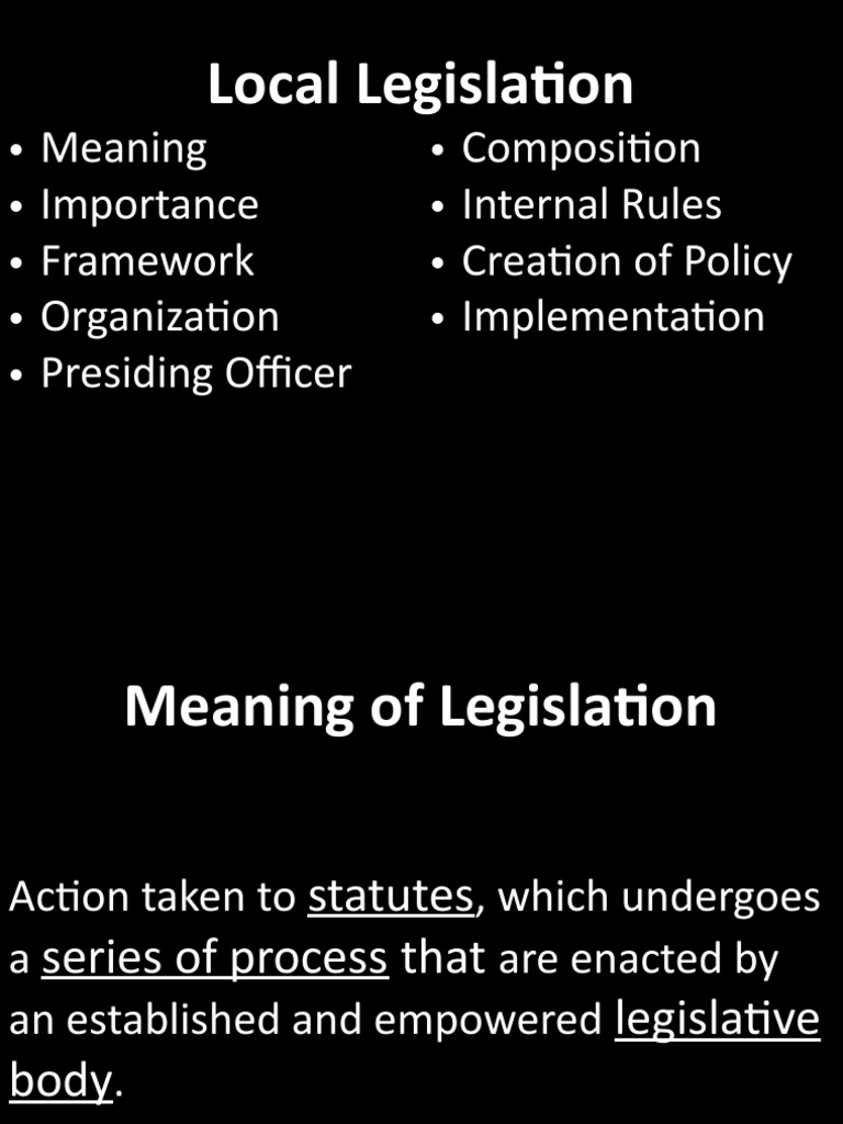 Local Legislation | PDF | Virtue | Government Information