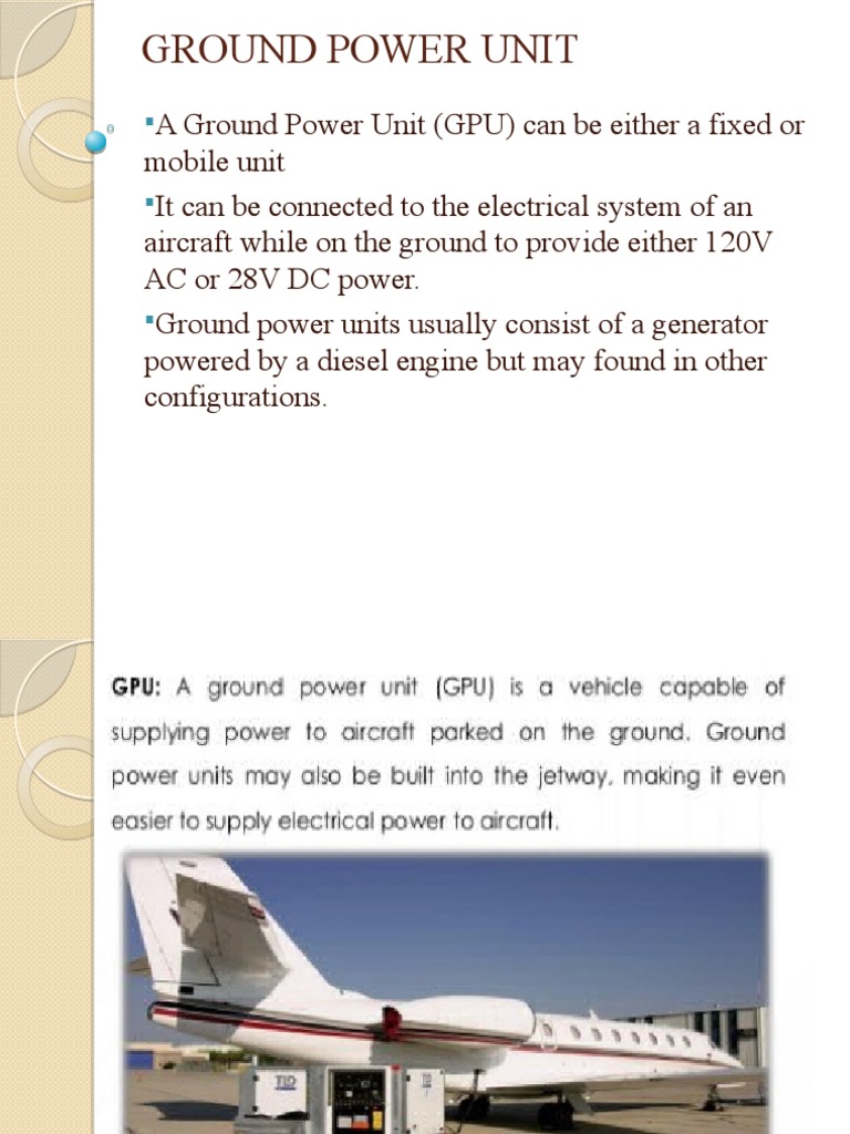 Ground Power Unit | PDF
