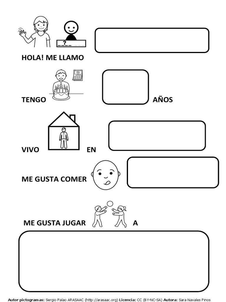 Carta de Presentacion Hola Me Llamo | PDF